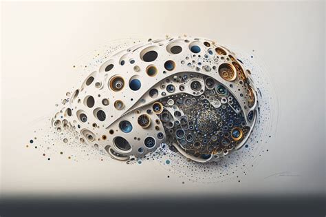 Striking Image That Showcases The Capabilities Of Ai Such As A Machine Learning Algorithm In