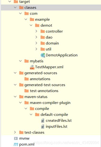 Springboot编译target目录下没有resource下的文件（踩坑）target目录下面没有resourcrs Csdn博客