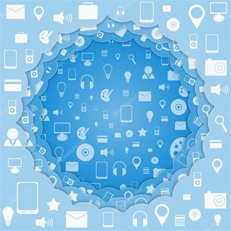 Vector Cloud Computing Concept Modern Design Template — Stock Vector