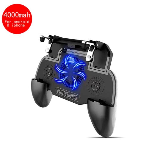 Sr MAh Mobile Power Game Handle Shooter Trigger Cooling Fan Mobile Game Pubg Controller For