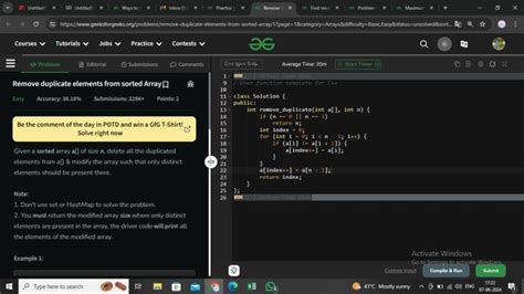 Ravindra Yadav On Linkedin 100dayofcoding Codingjourney Geeksforgeeks