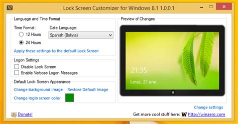 Lock Screen Customizer For Windows 8 1 And Windows 8