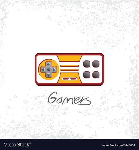 Video Game Console Theme Royalty Free Vector Image