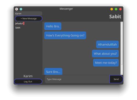 Github Mjksabitjava Messenger Java Server Client Messenger