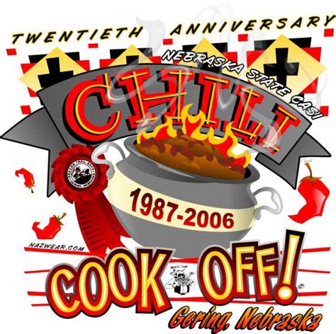 Nebraska State Chili Cook Off 20th Anniversary Celebration 1987 2006