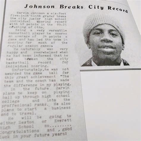 Magic Johnson In High School