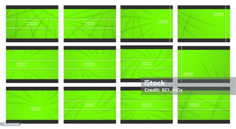 텍스트 복사 공간 녹색 추상적인 배경을 설정 합니다 커버 웹 배너 화면 및 잡지를 위한 현대 서식 파일 디자인 벡터
