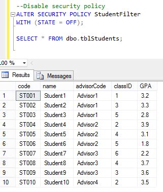 SQL Server Row Level Security By Example SQLNetHub