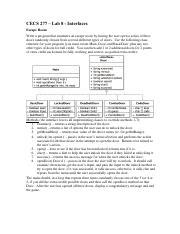 CECS277 Lab8 1 Pdf CECS 277 Lab 8 Interfaces Escape Room Write A Program That Simulates