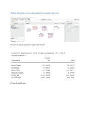 Logistic Regression Model For Weather Forecast Docx Task 1 3 Logistic Regression Model For