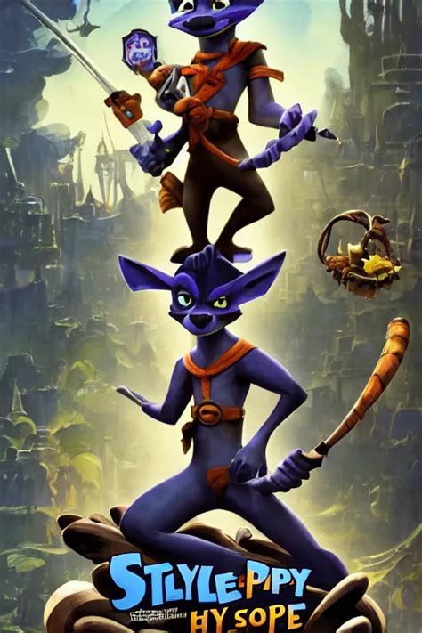 Movie poster of Sly Cooper 2, Highly Detailed, | Stable Diffusion