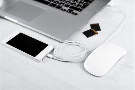 Premium Photo Computer Peripherals And Laptop Accessories On White