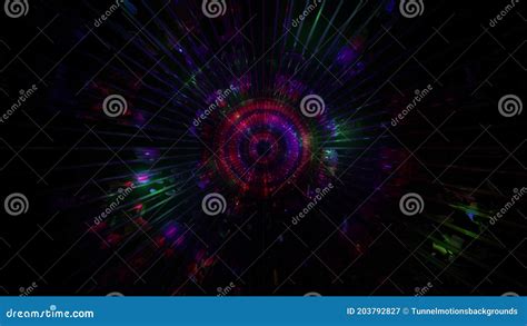 Dark Lights Effects Reflections And Particles 3d Illustration