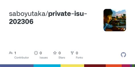 Github Saboyutaka Private Isu