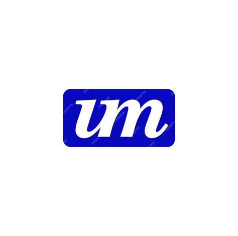 Premium Vector Um Company Name Initial Letters Monogram Um Company Icon