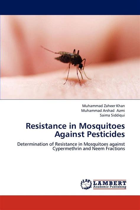Resistance In Mosquitoes Against Pesticides Khan Muhammad Zaheer