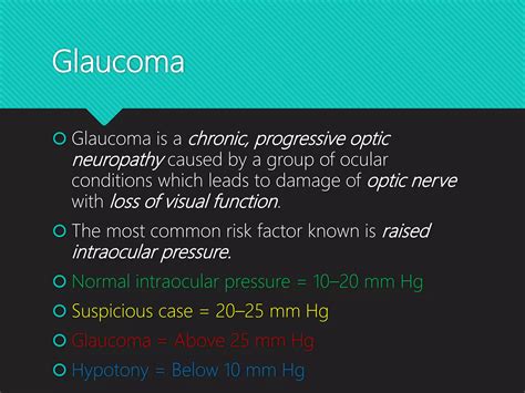 Anti Glaucoma Drugs Pptx