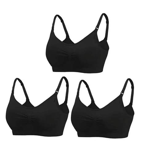 3pclot Maternity Nursing Bras Cotton Breastfeeding Pregnant Women