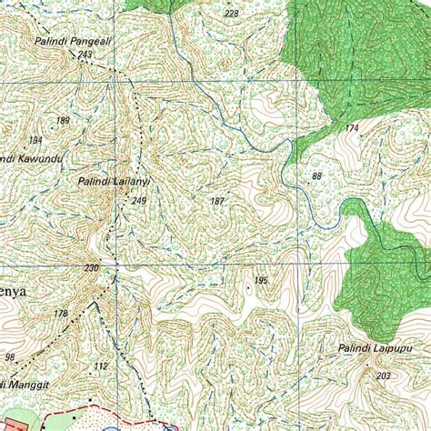 Baing 2105 531 Map By Badan Informasi Geospasial Avenza Maps