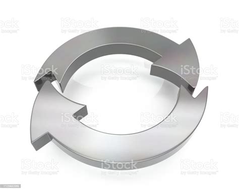 3d 닦 았된 금속 화살표 아이콘 0명에 대한 스톡 사진 및 기타 이미지 0명 3차원 형태 강철 Istock