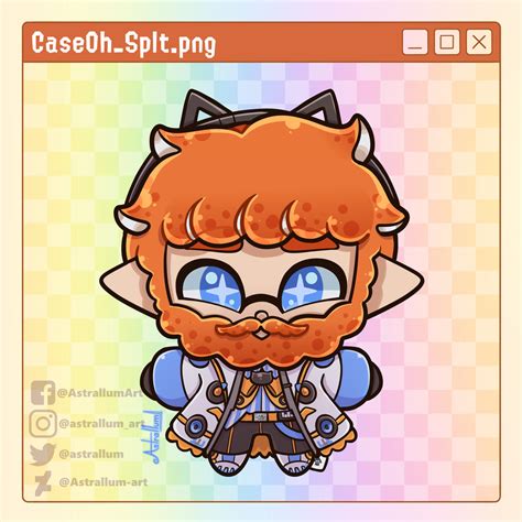 Caseoh Splatoon By Astrallum Art On Deviantart