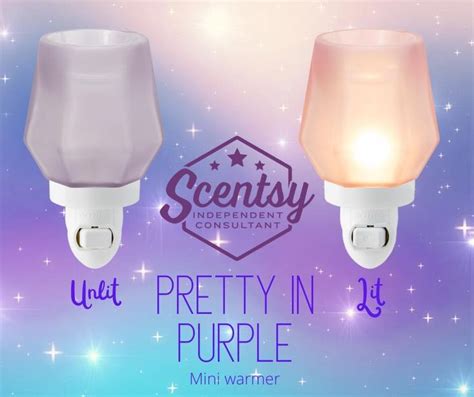 Pretty In Purple Mini Warmer In Purple Warmers Scentsy