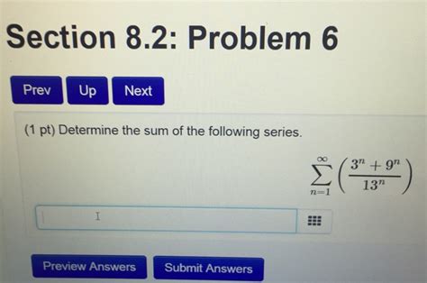 solved determine the sum of the following series sigma n 1