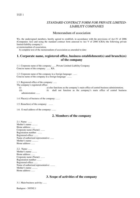 Free 4 Limited Liability Agreement Contract Forms In Pdf Ms Word