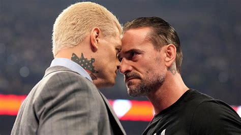 Watch CM Punk Cody Rhodes Heated Confrontation On WWE RAW Wrestling