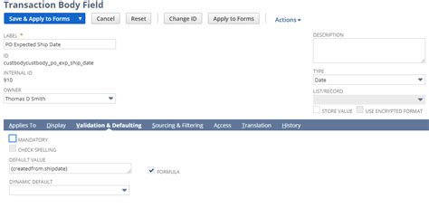 Access Custom Transaction Body Fields In Transaction Report Rnetsuite