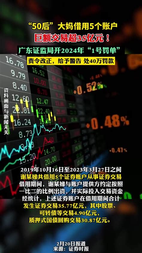 “50后”大妈借用5个账户，巨额交易超35亿元！