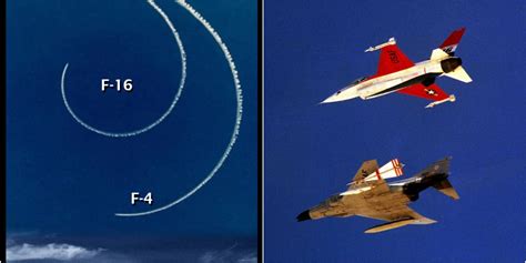 Us Naval Aviator Explains Why Even According To The Famed Photo Featuring The F 16 Vs F 4
