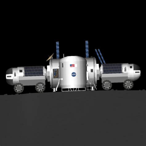 A Nasa Habitat Module And A Long Range Habitat Rover R Spaceflightsimulator