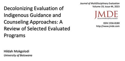 Indigenous Evaluation Resources Evalindigenous