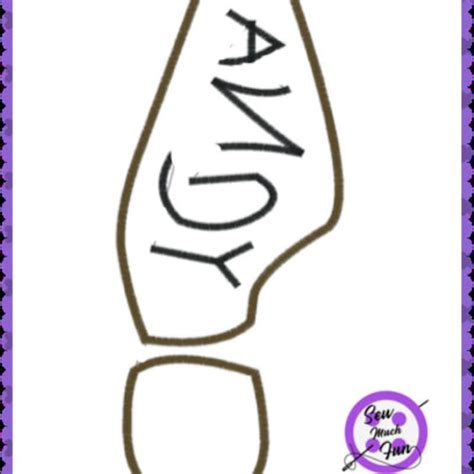 Toy Story Andy Boot Etsy