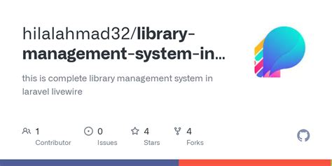 Github Hilalahmad Library Management System In Laravel Livewire This Is Complete Library