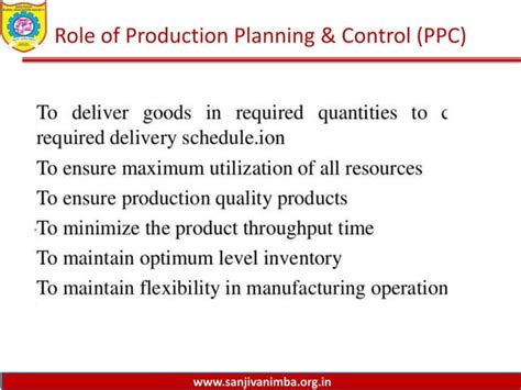 Production Planning Control PPTX