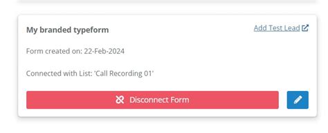 Typeform Integration