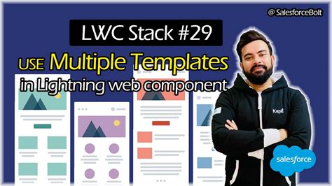 Ep 29 Use Multiple Templates In Lightning Web Component Lwc Stack ☁