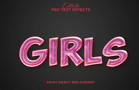 Premium Psd Girls 3d Editable Psd Effect 3366