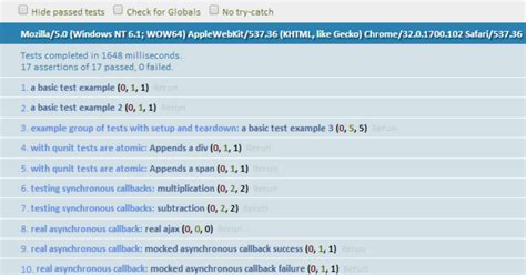 unit testing client side javascript programming opiethehokie