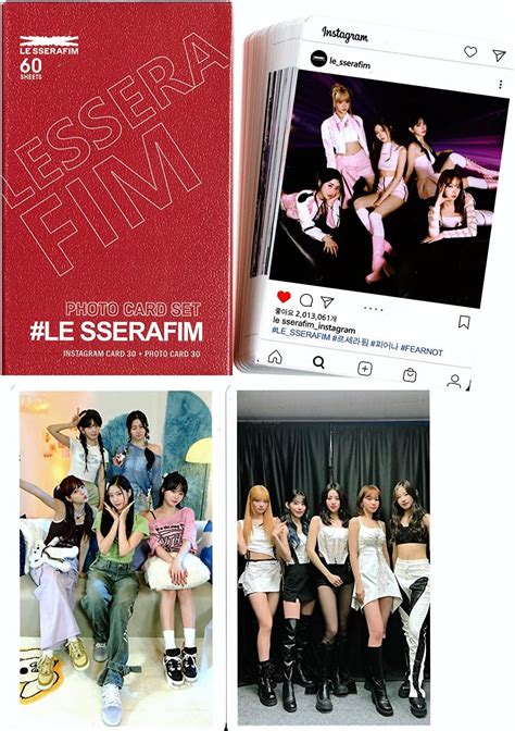 Jp Le Sserafim ルセラフィム グッズ スペシャルフォトカードセット 60枚 トレカ カード インスタカード