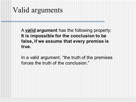 Valid Argument