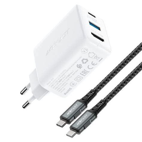 Acefast A17 Pd Type C Fast Wall Charger With Type C Cable 65 Watt 3