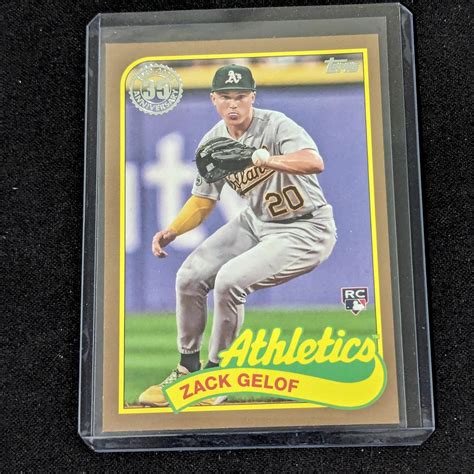 2024 Topps 1989 35th Anniversary Gold 2024 Zack Gelof Rc Oakland