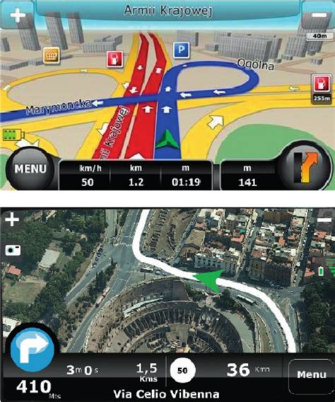 Examples Of Cartographic Visualizations In Selected Navigation And