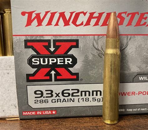 Balles Winchester Cal93x62mm Power Point 286 Grain 185g