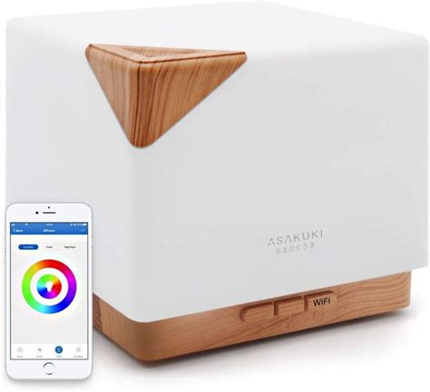 Premium Quality Aroma Diffuser With Wi Fi And 7 Led Light Colors 700ml Darazpk