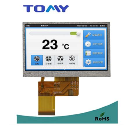 Buy Wholesale China 4 3 Inch Lcd Tft Screen For Equipment Thermograph Temperature Gauge Lcd At