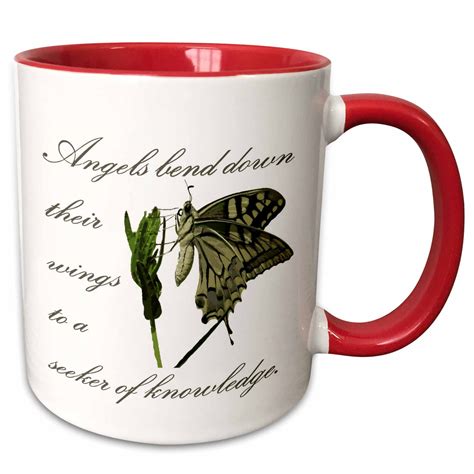 3drose Angels Bend Down Their Wings To A Seeker Of Knowledge 15oz Two